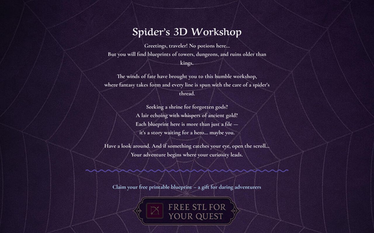 spider´s 3d workshop